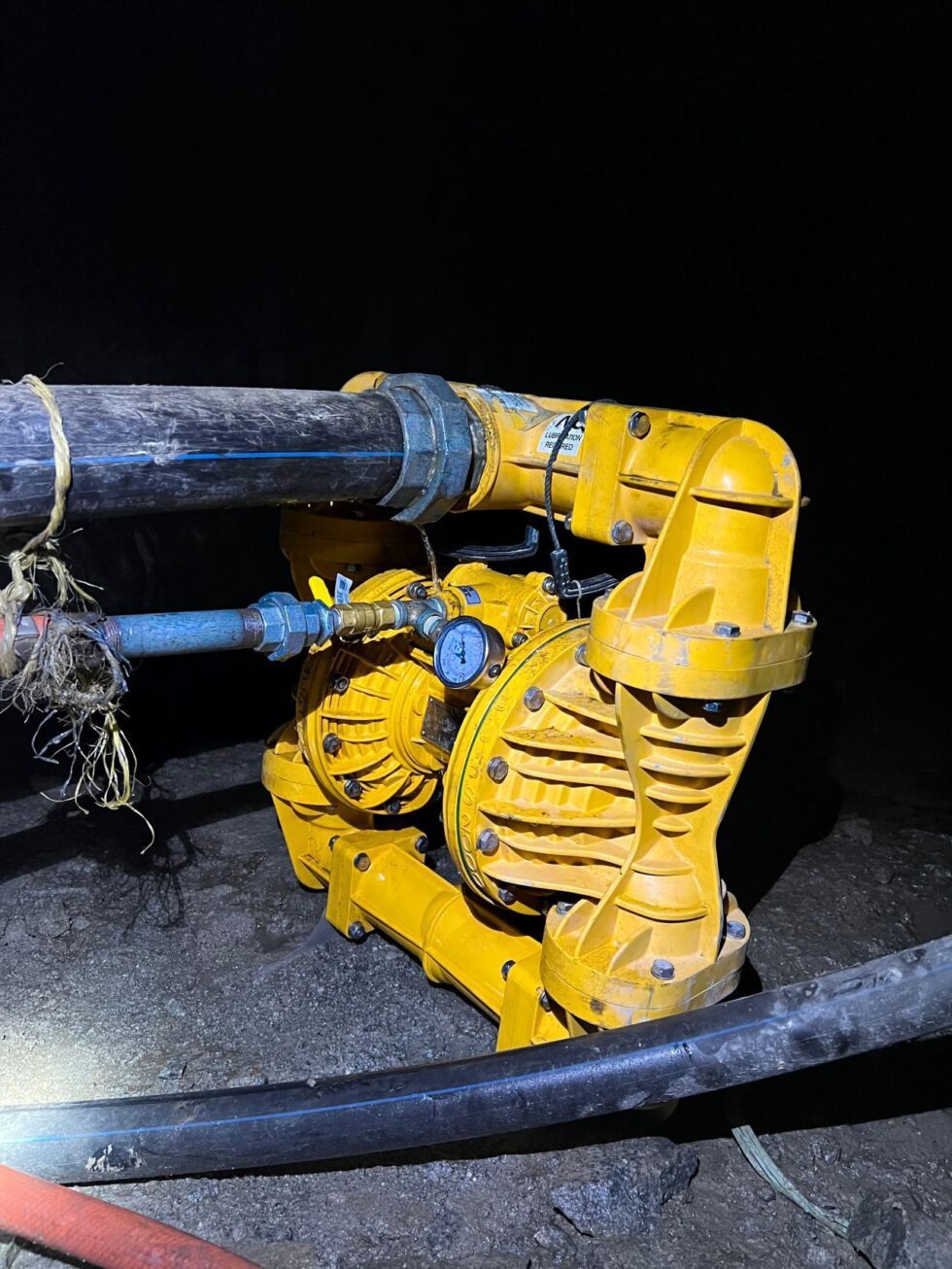 3"/75mm Ball Valve Pump in a mining environment. | Pumps 2000